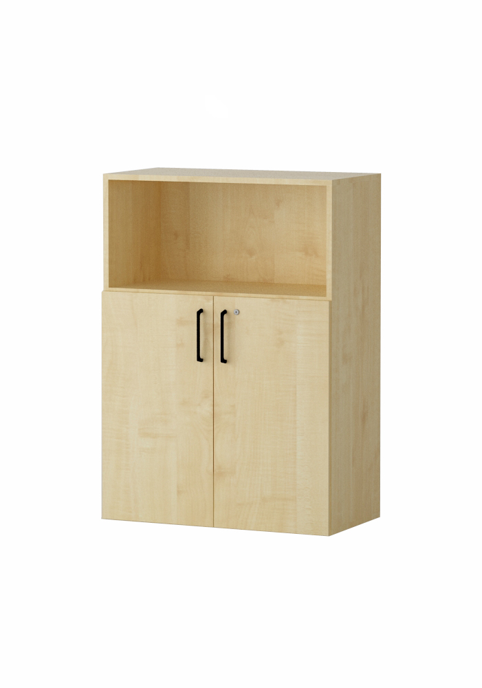 Riiul AMATA 3, 2 ava kaetud ustega, lukustatav - mebeles.lv